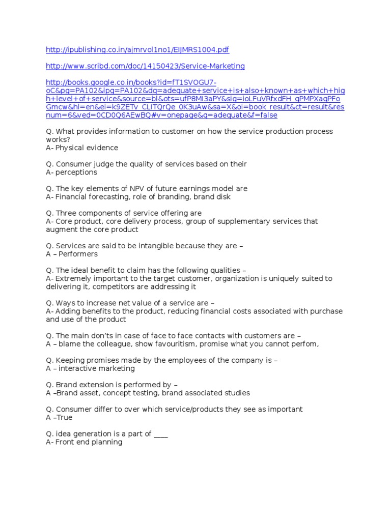 Services Marketing & Brand Management | PDF | Brand | Valuation (Finance)