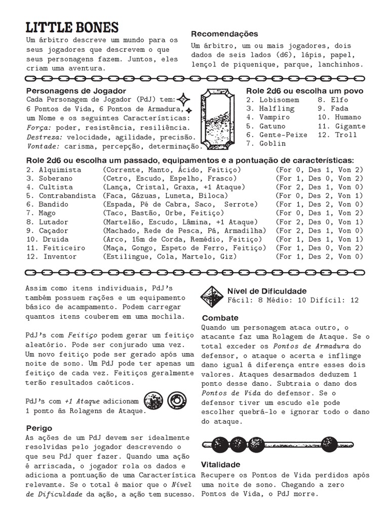 Little Bones v0.5 Português | PDF