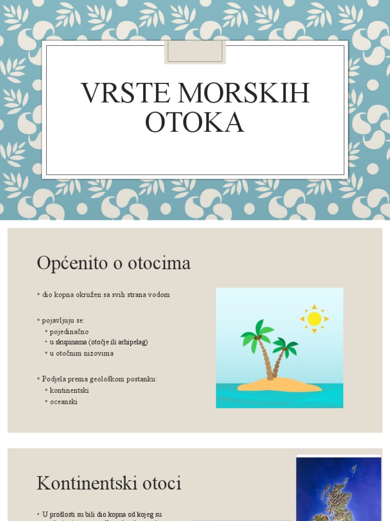 Vrste Morskih Otoka | PDF