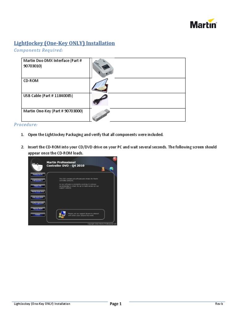 Lightjockey II (One-Key ONLY) Installation Procedure | PDF | Backup ...