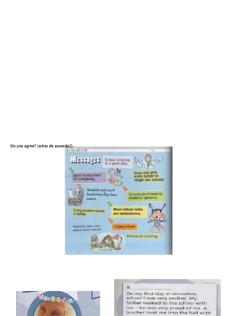 My First Day at School Experience | PDF