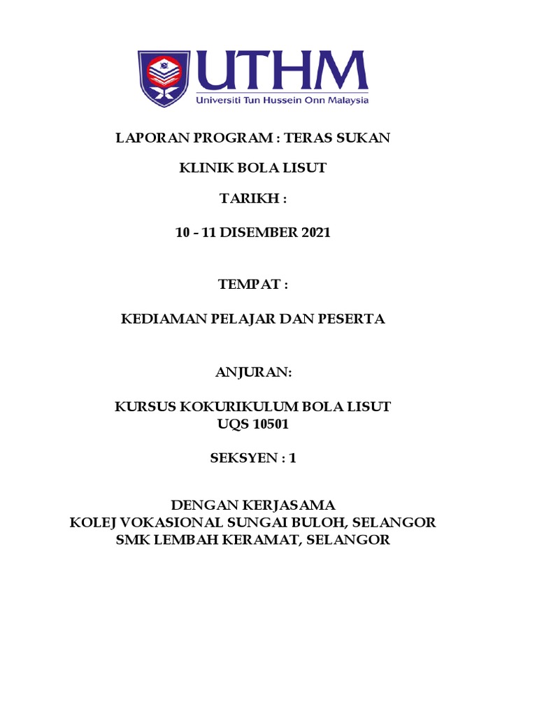 CONTOH Laporan LDK | PDF