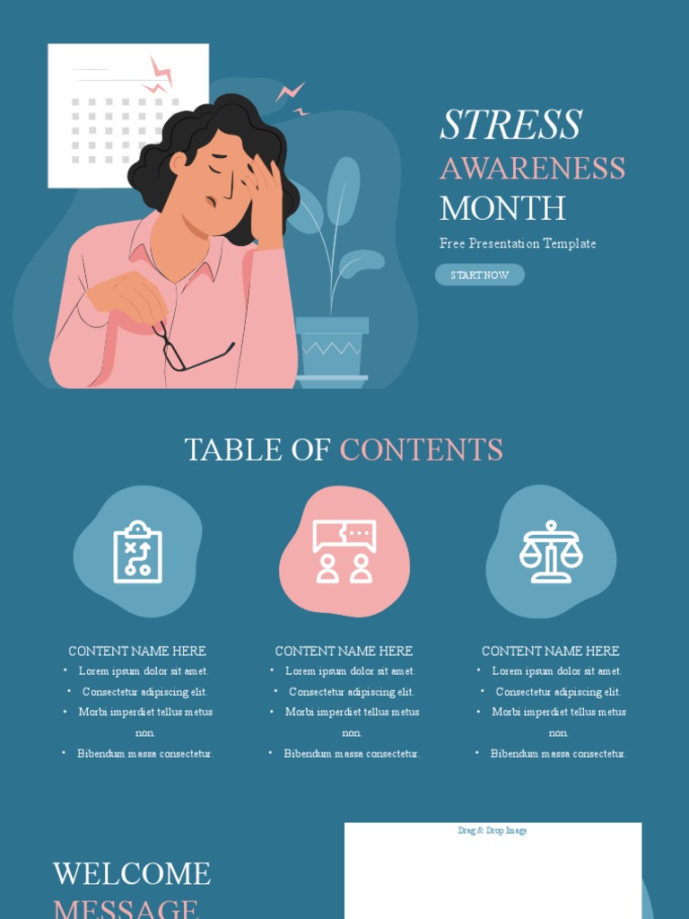 Stress Awareness Month PowerPoint Template by SlideWin | PDF | Tullii