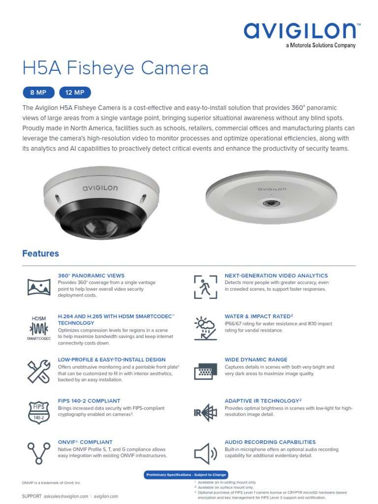 H5a Fe MT Npta1 | PDF | Frame Rate | Pixel