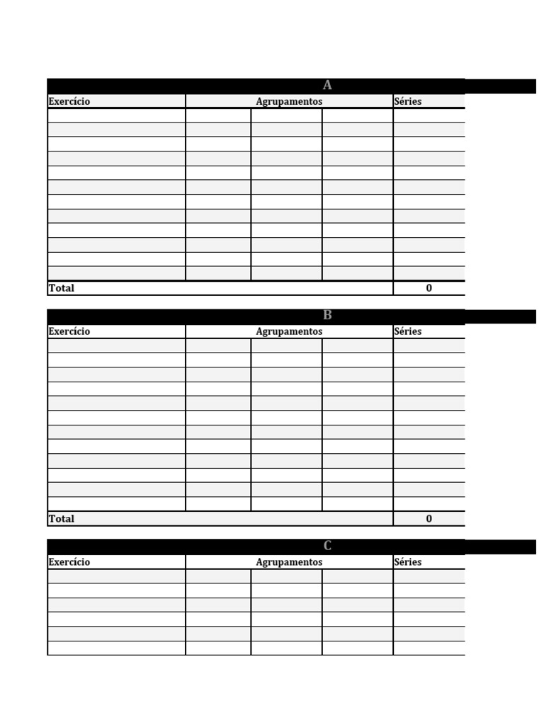 Divisão de Treino - Gorgonoid | PDF | Boa forma | Exercício físico