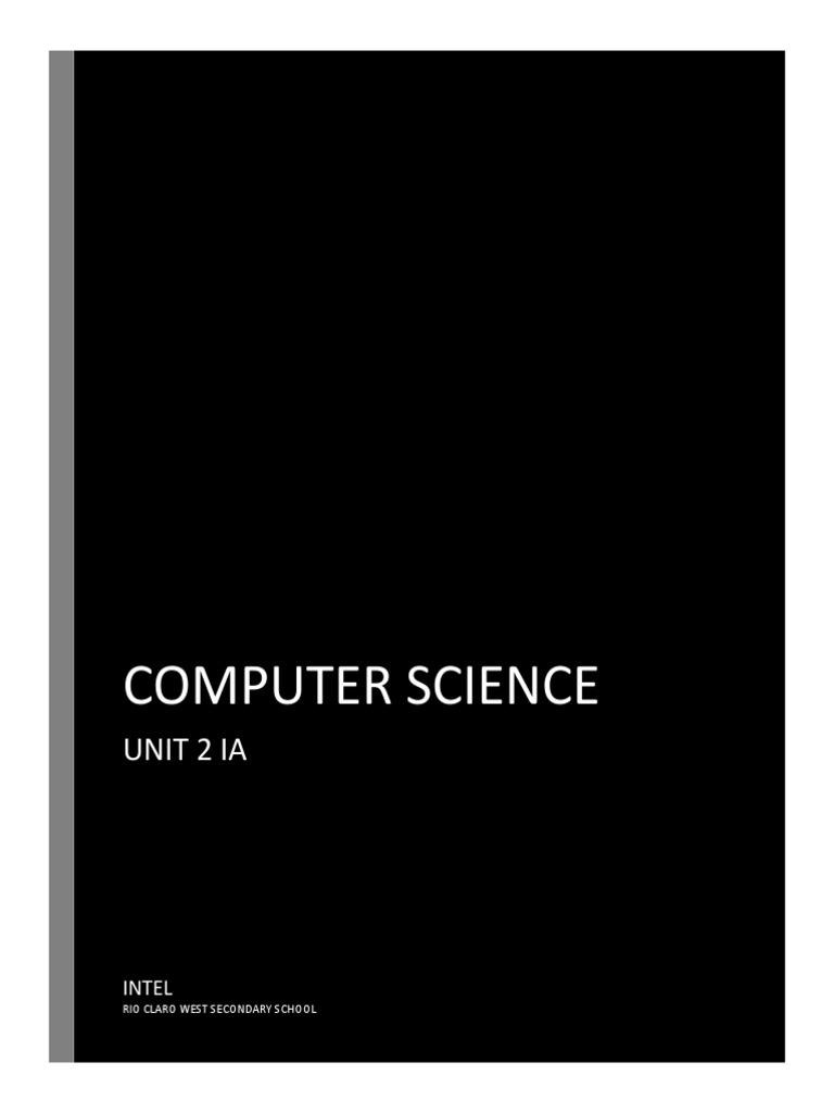 Unit 2 CompSci. SBA | Download Free PDF | Computing | Information Age
