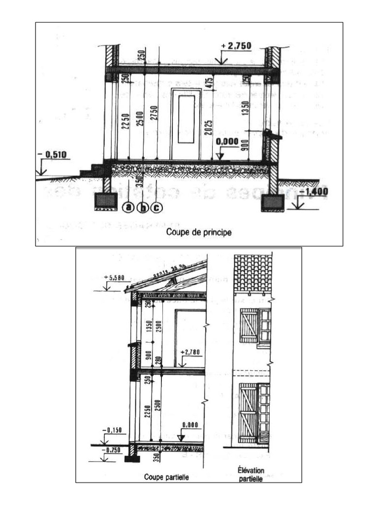Coupe de Plan D'architecture | PDF