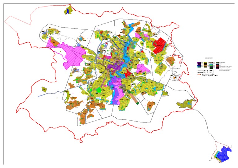 Mapa Zoneamento Divinopolis | PDF
