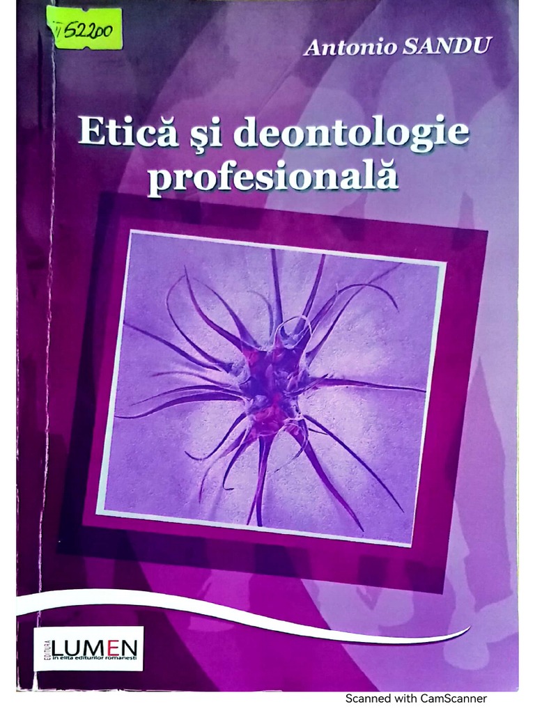 Etica Si Deontologie Profesionala | PDF