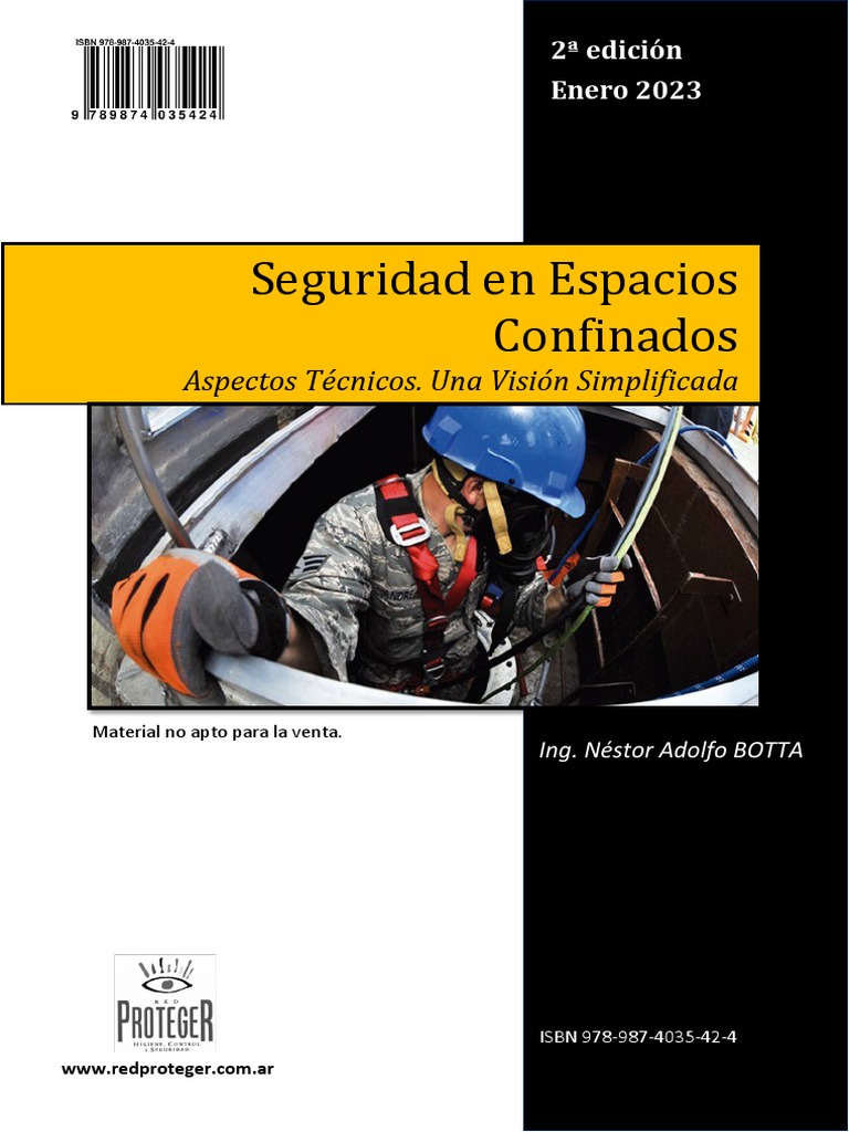 50.1 Seguridad Espacios Confinados Aspectos Tecnicos Enero2023 | PDF | Hidrógeno | Combustibles