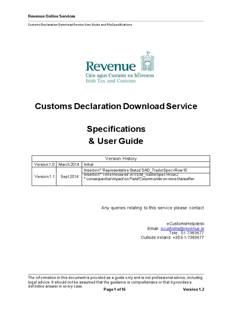 Sad Download Service | PDF | Comma Separated Values | Customs
