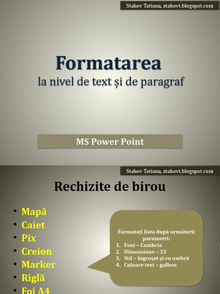 2 - Formatarea La Nivel de Paragraf | PDF