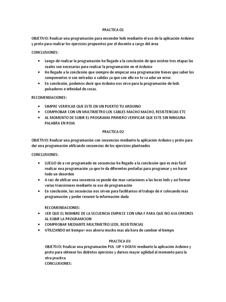 Practica 01 02 03 | PDF | Diodo emisor de luz | Ingenieria Eléctrica