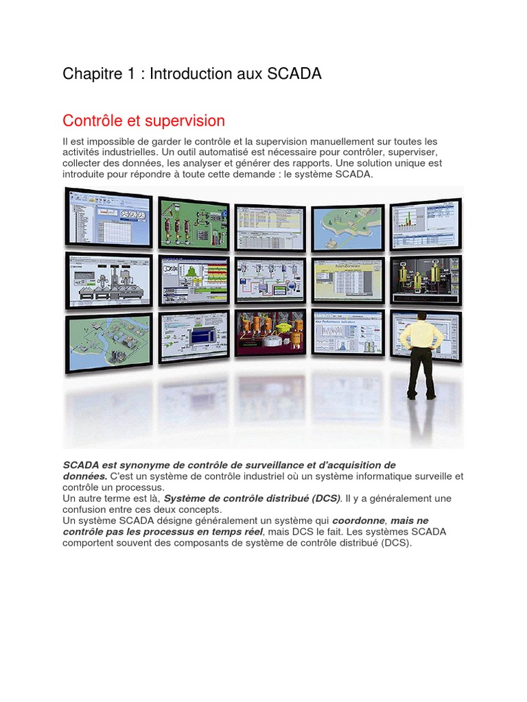 Introduction aux systèmes SCADA | PDF | Scada | Automate programmable ...