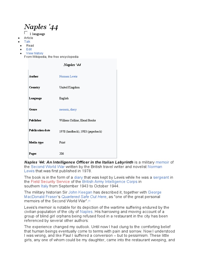 Naples | PDF | Books