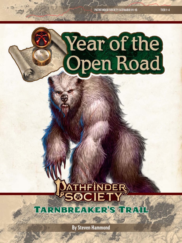 Pathfinder 2e Pathfinder Society Scenario #1 10 Tarnbreaker's Trail ...