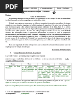 Sujets de composition 4AM 1er trimestre | PDF | Phrase | Clause