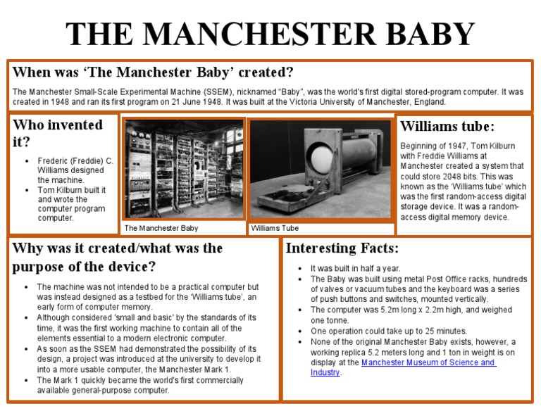 The First Stored-Program Computer: The Invention and Purpose of The ...