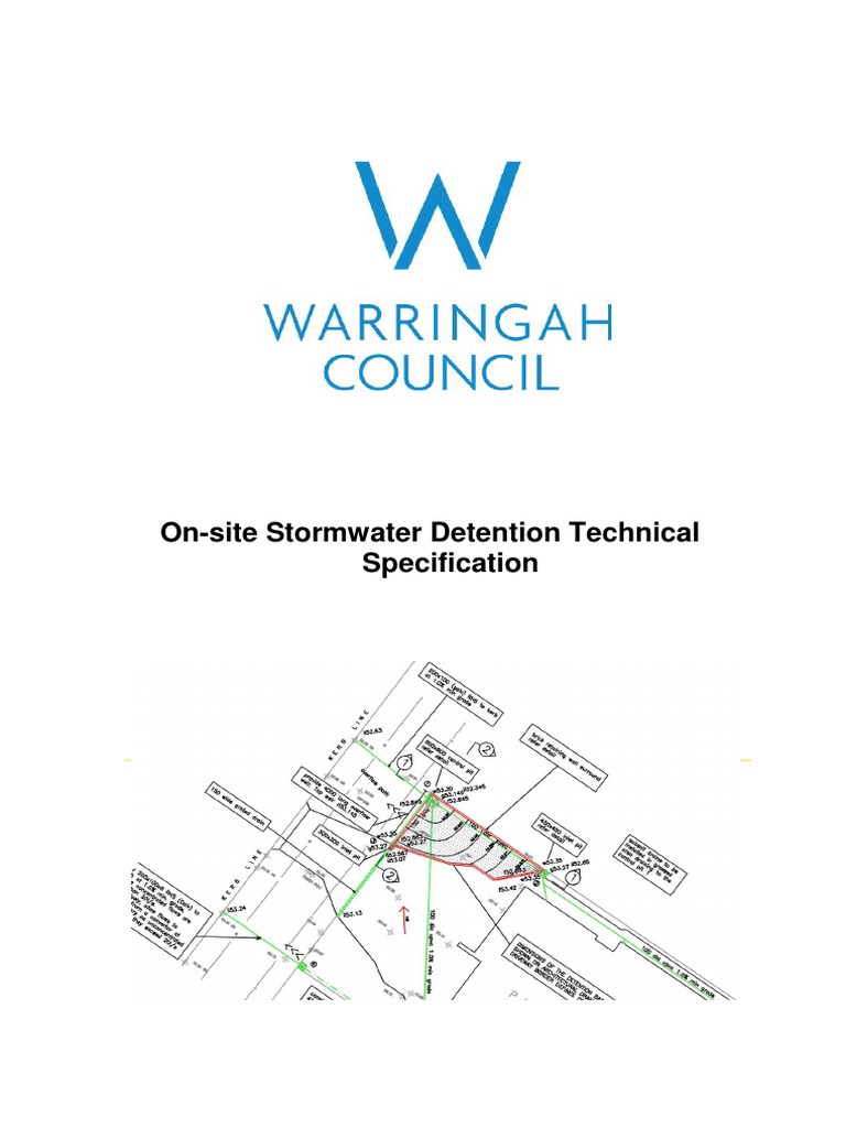 Onsite Stormwater Detention Technical Specification PDF Version | PDF ... Onsite Stormwater Detention Technical Specification PDF Version | PDF ...