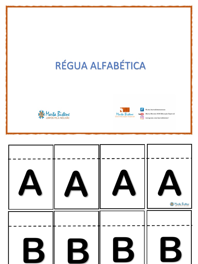 17-Régua Alfabética | PDF