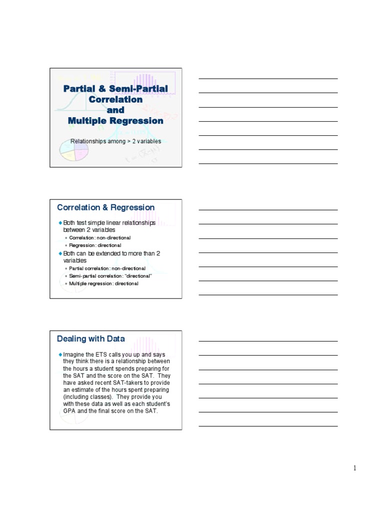 Partial Correlation | PDF | Multicollinearity | Coefficient Of Determination