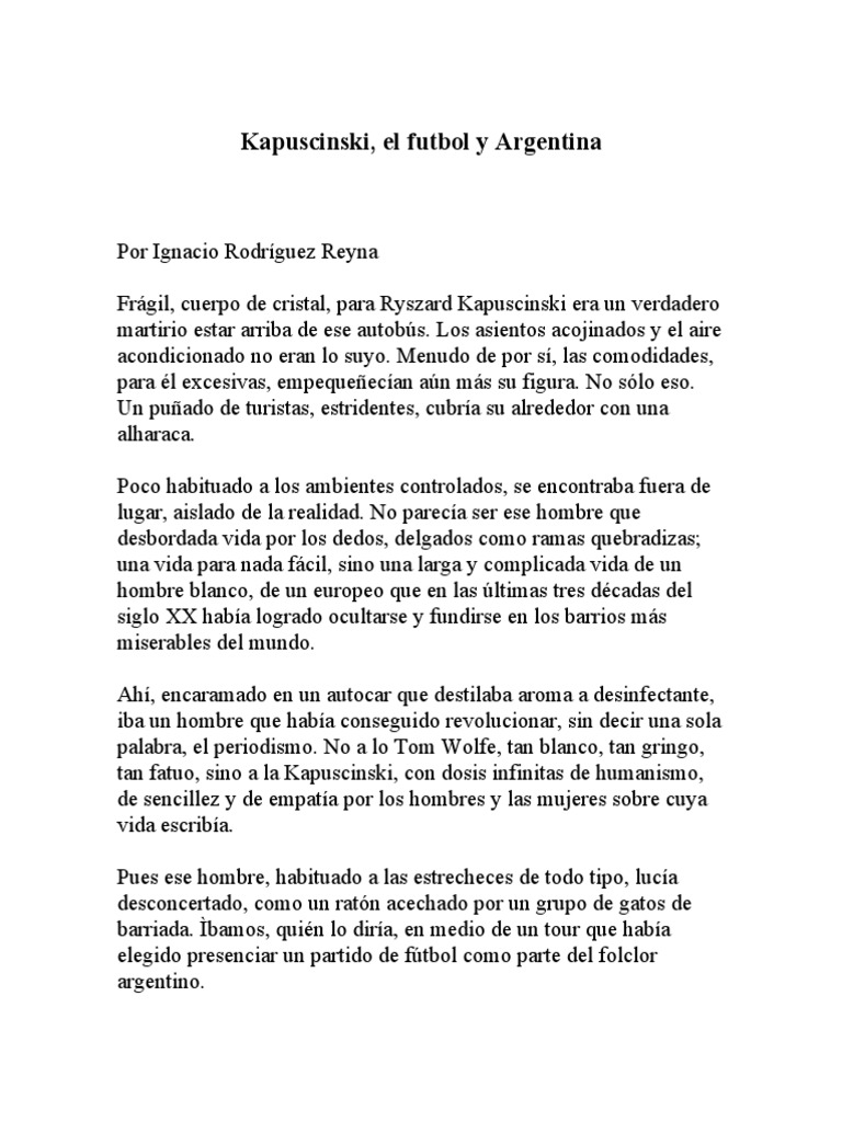 Kapu y El Futbol | PDF | Asociación de Futbol