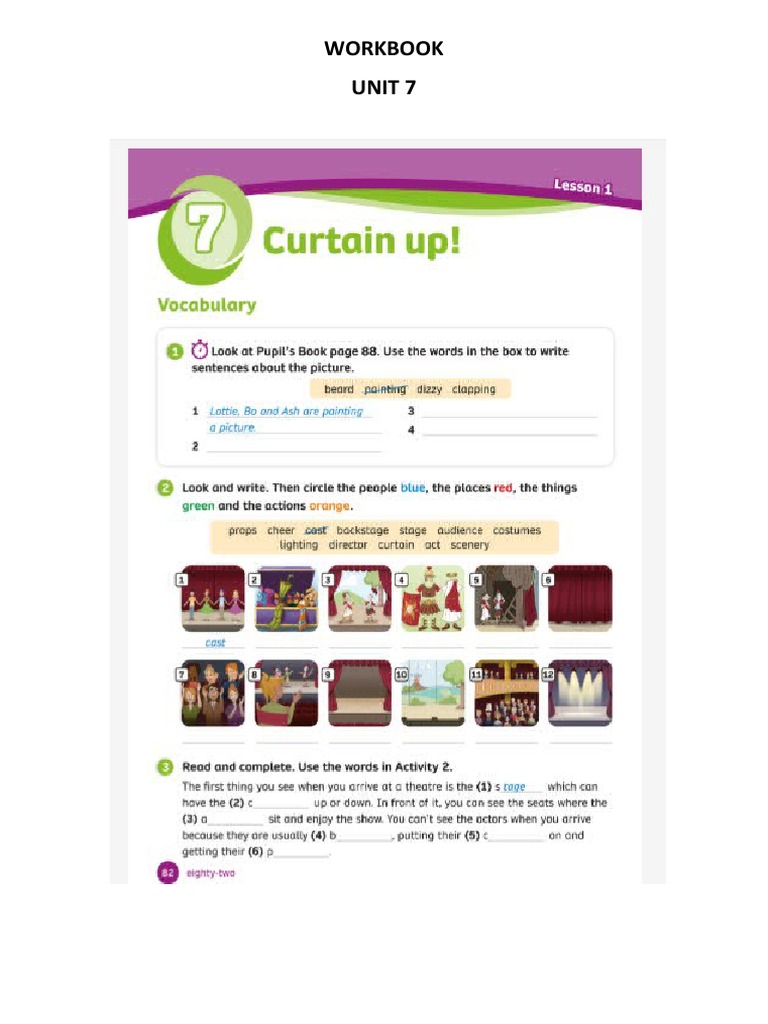 Workbook Unit 7 | PDF