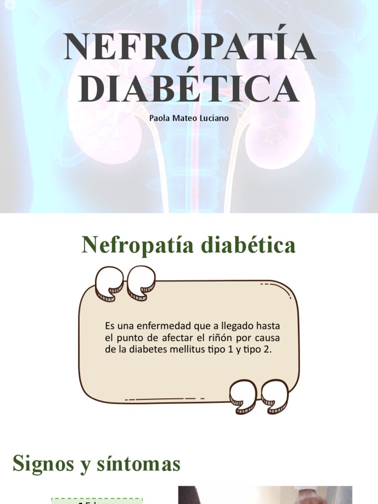 Nefropatía Diabética | PDF