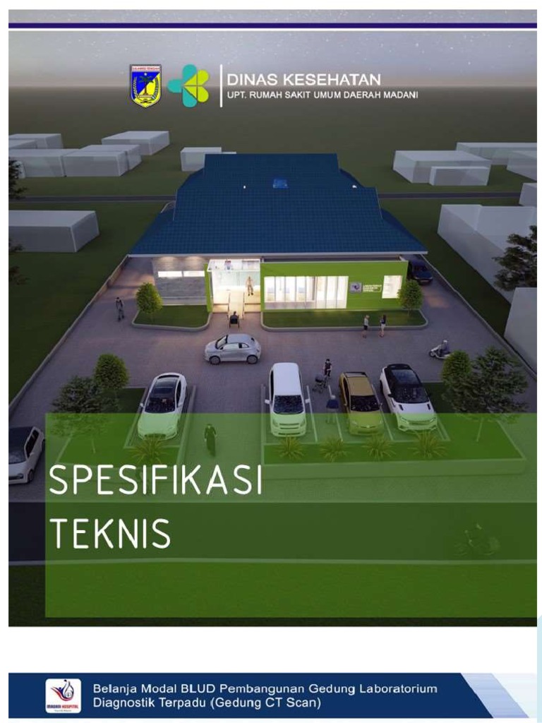 Spesifikasi Teknis Gedung Laboratorium Terpadu Gedung CT - Scan | PDF