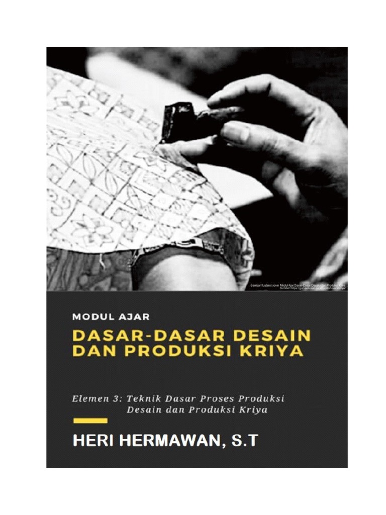 10.3 - Heri Hermawan - MA 3 - Dasar Dasar Desain Dan Produksi Kriya | PDF