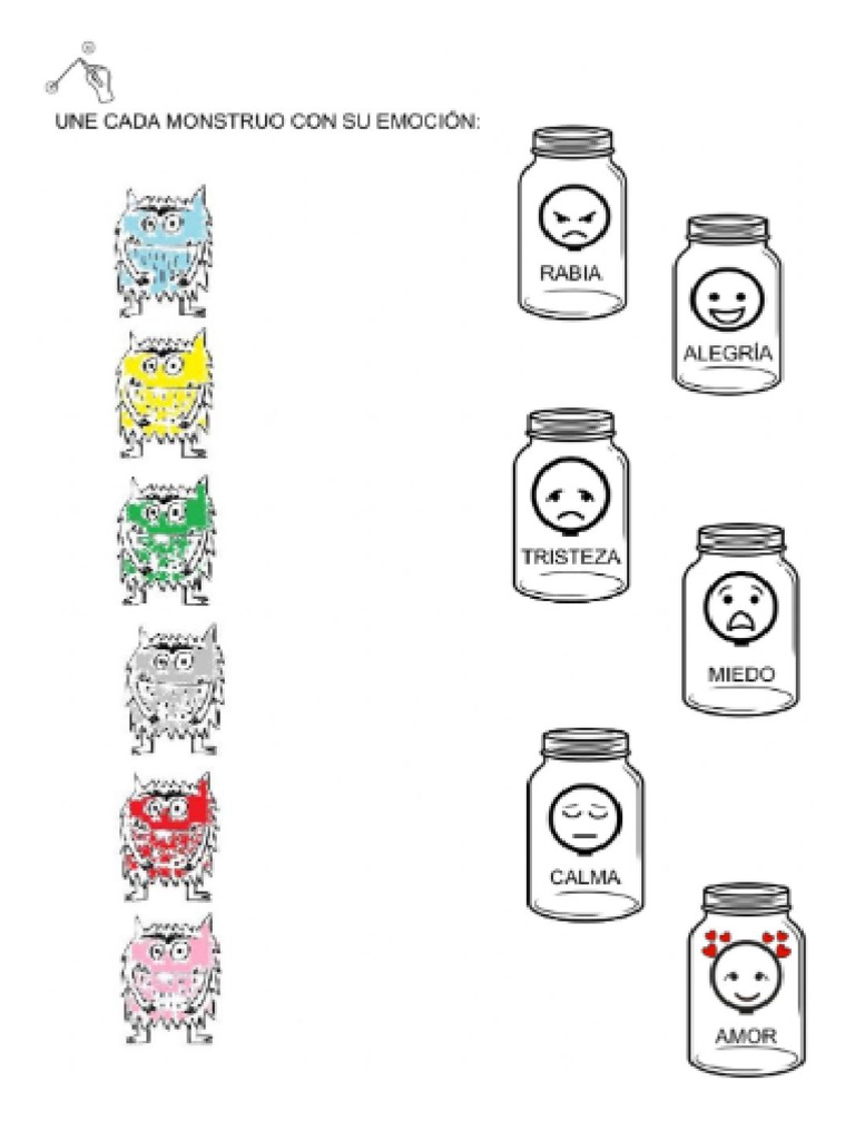 Como Me Siento Hoy El Monstruo de Las Emociones | PDF