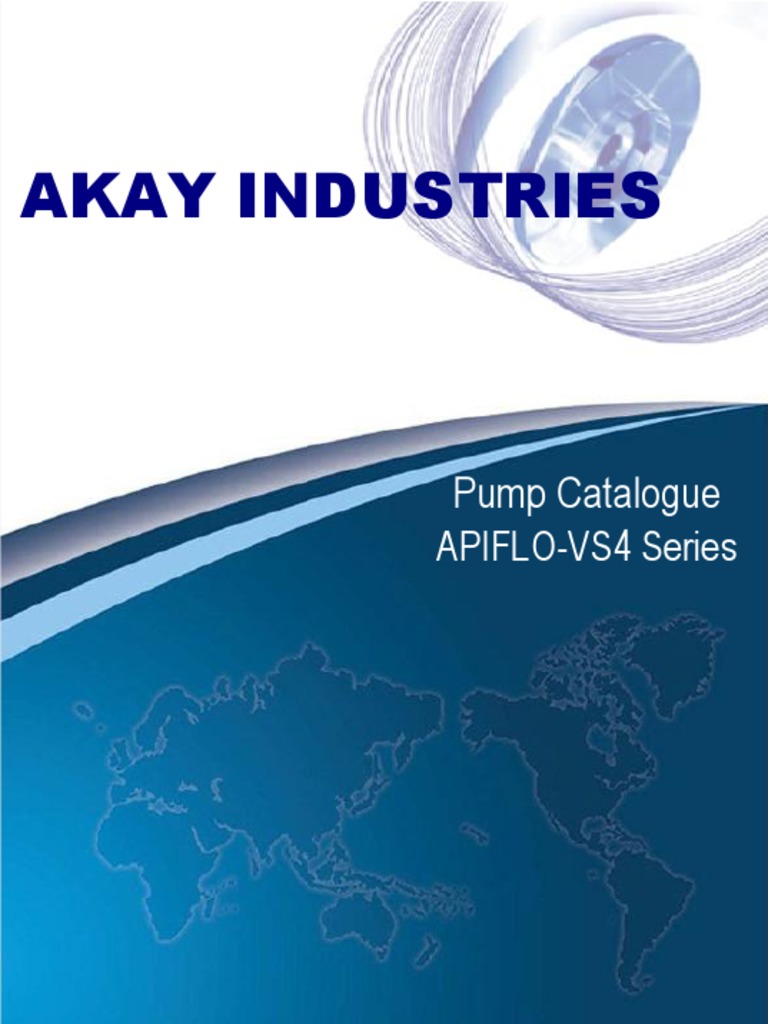 APIFLO-VS4 Pump Catalogue | PDF | Business
