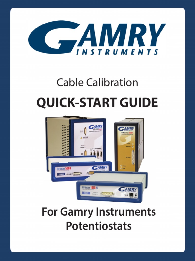 Reference 3000 Cable Calibration QSG | PDF | Calibration | Electromagnetism