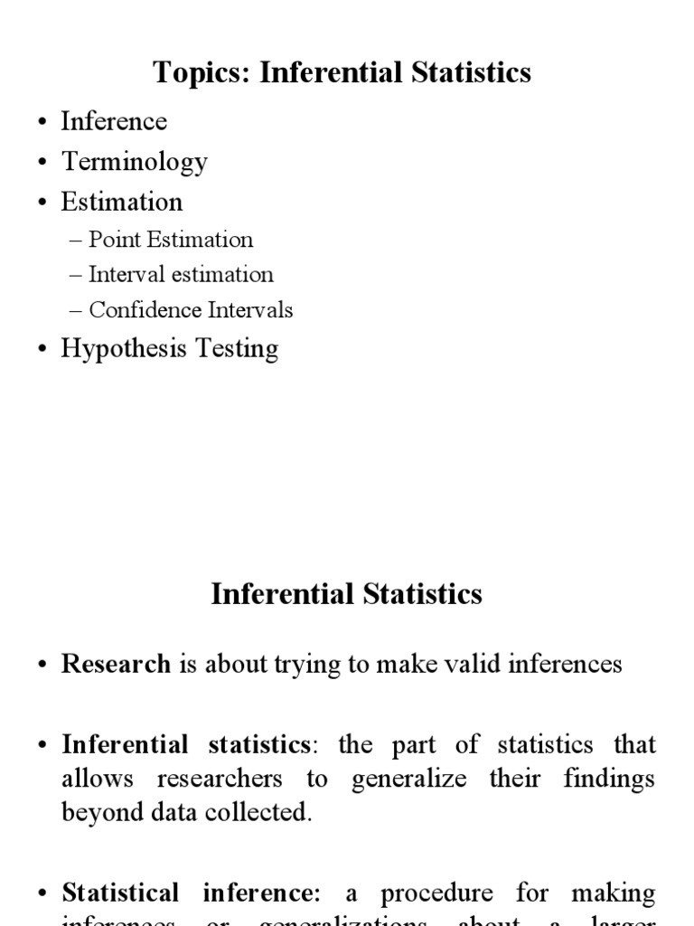 Lecture 6 - Estimation Part A | PDF | Statistics | Standard Error