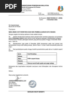 Surat Jemputan Jpam (Perkhemahan Unit Beruniform SK Sri Pantai 2022) | PDF