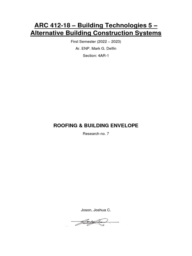Roofing and Building Envelope | PDF | Textiles | Fiberglass