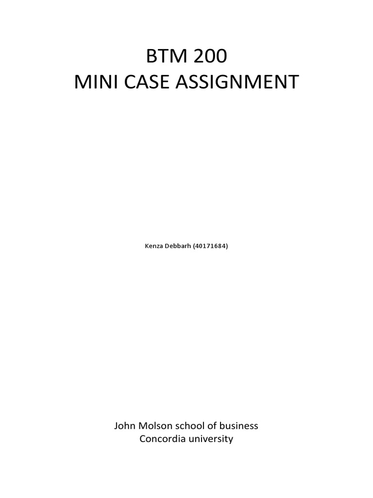 BTM 200 Mini Case | PDF