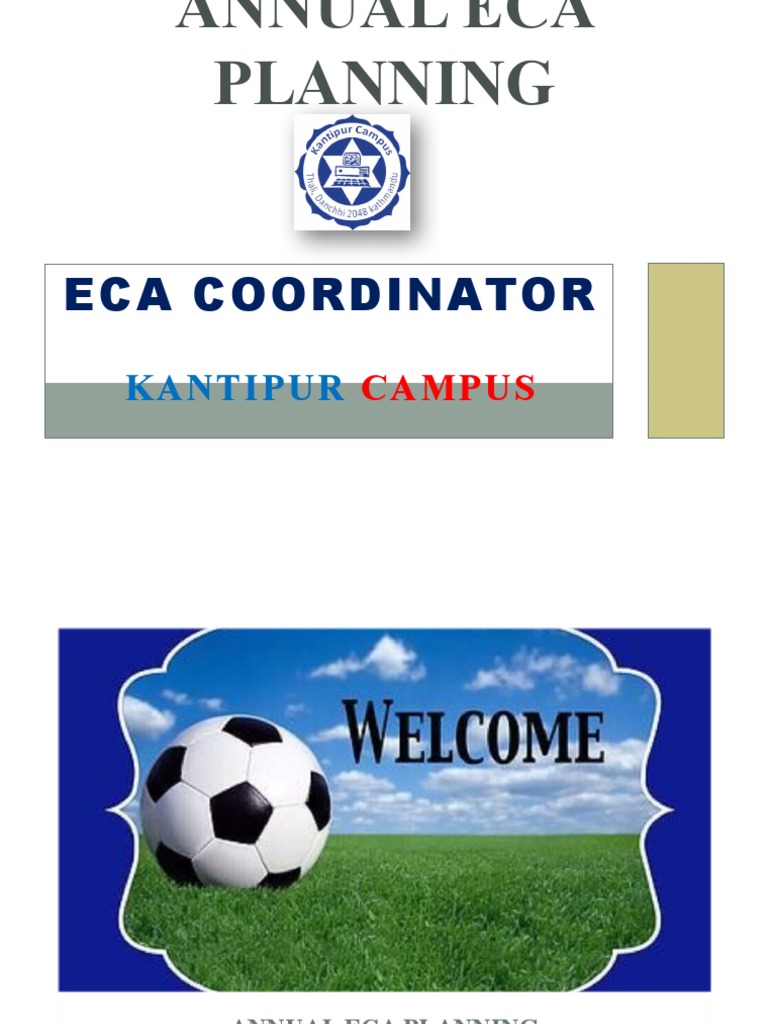 Kantipur Campus Annual ECA Planning: Outlining Intra-ECA and Inter-ECA ...