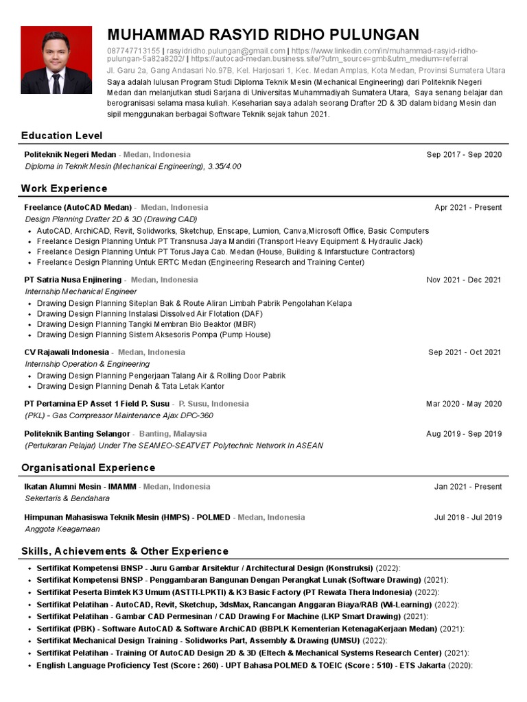 Muhammad Rasyid Ridho Pulungan-Resume | PDF