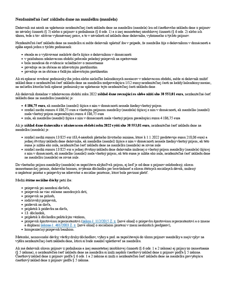 Informovanie o Da... - PFS | PDF