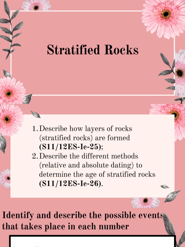 Stratified Rocks | PDF | Sedimentary Rock | Rock (Geology)