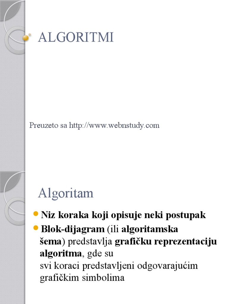 Algoritmi | PDF Algoritmi | PDF