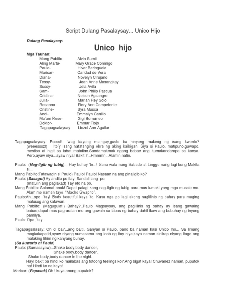 Filipino Grade 10 | PDF