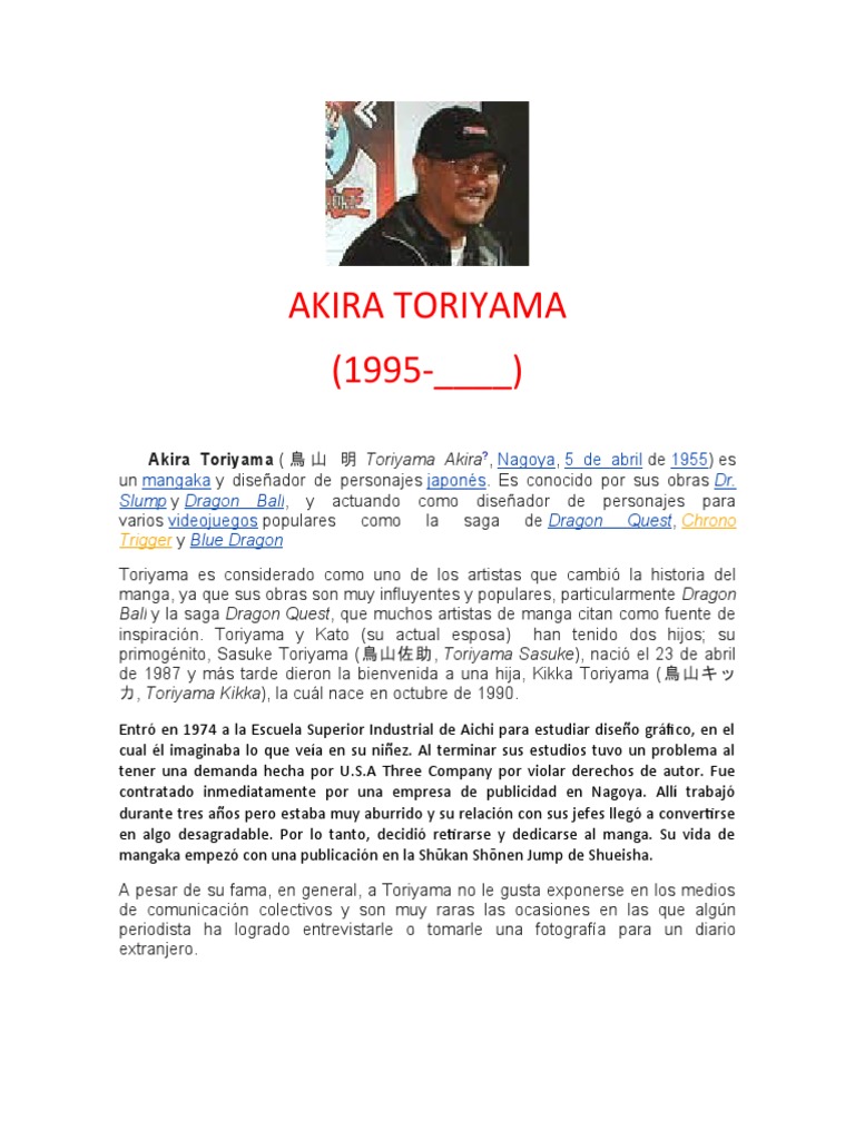 Akira Toriyama | PDF