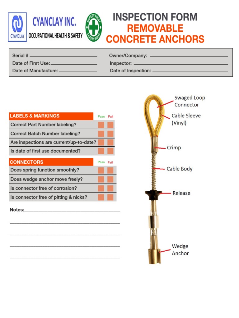 Removable Concrete Anchor | PDF