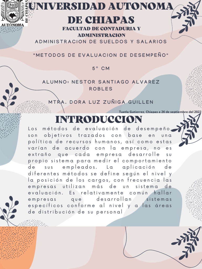 S3-A2. Métodos de La Evaluación de Desempeñotarea - Compressed - Compressed | PDF | Evaluación ...