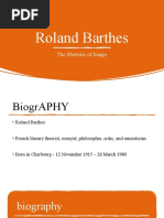 BARTHES, R. The Myth, Today | PDF | Semiotics | Communication