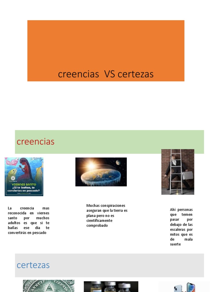 Creencias Vs Certezas | PDF Creencias Vs Certezas | PDF