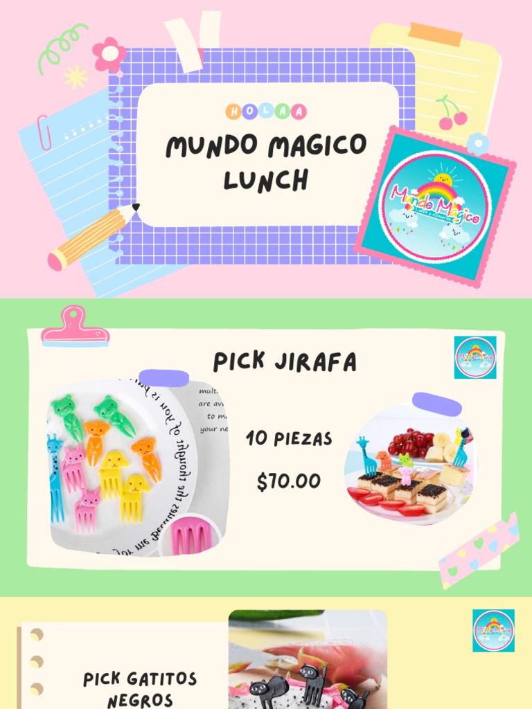 Mundo Magico Lunch | PDF | Cocina, comidas y vino