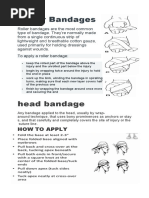 10 Types of Bandaging | PDF | Hand